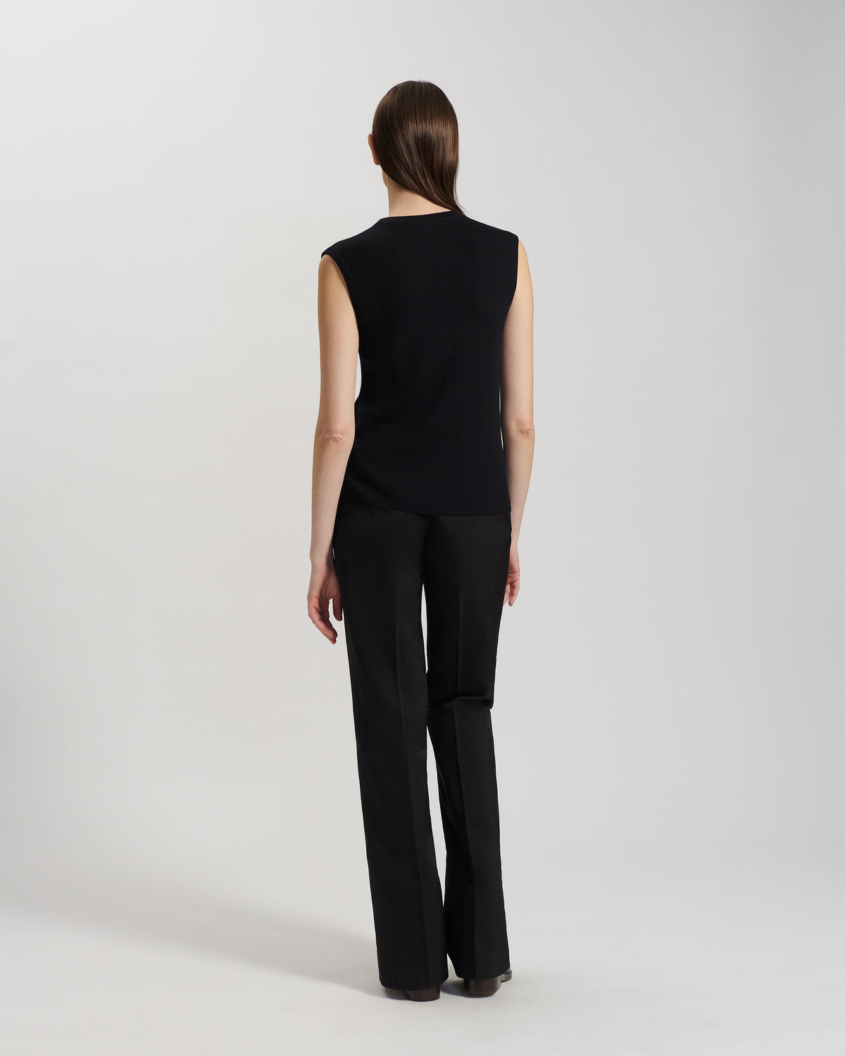 Alice Vest in Merino Wool, Black – Veronica De Piante